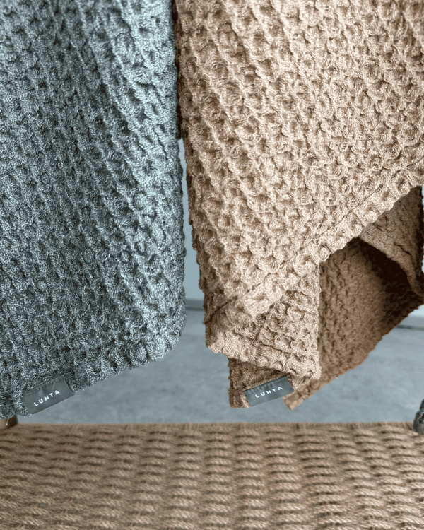 Sauna bench cover, mint | LUHTA HOME – Nordic sauna