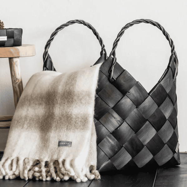 Pīts grozs, melns | Luhta Home – Nordic sauna