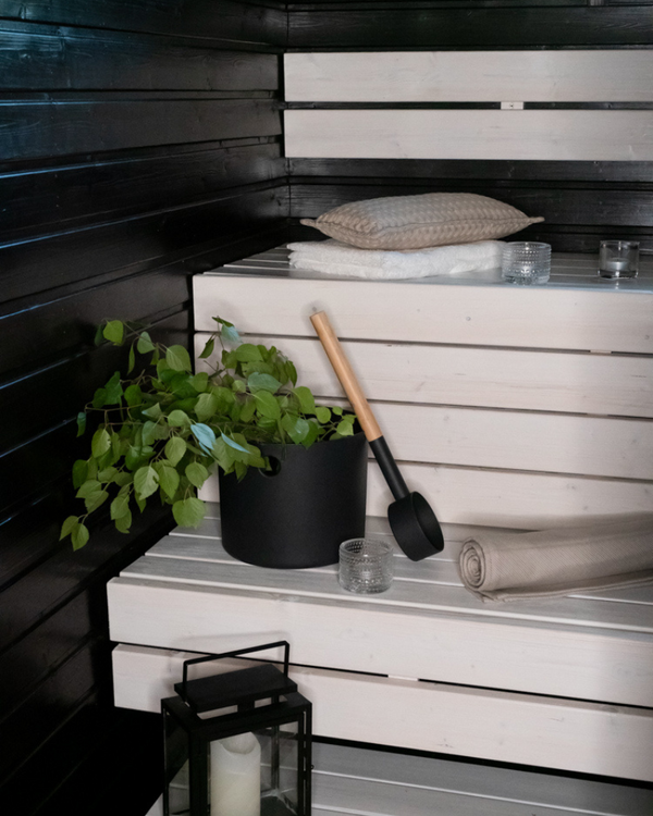 Supi Saunavaha vasks, melns | Tikkurila – Nordic sauna